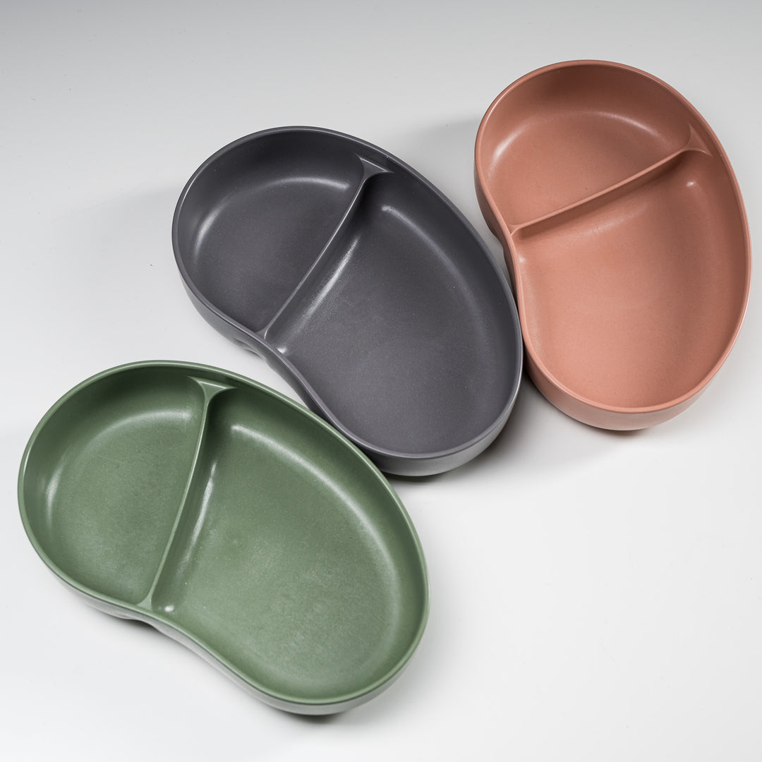 "SUCSUC" Antibacterial Kids Sectional Plate - 3 Colour Options – Osara ...
