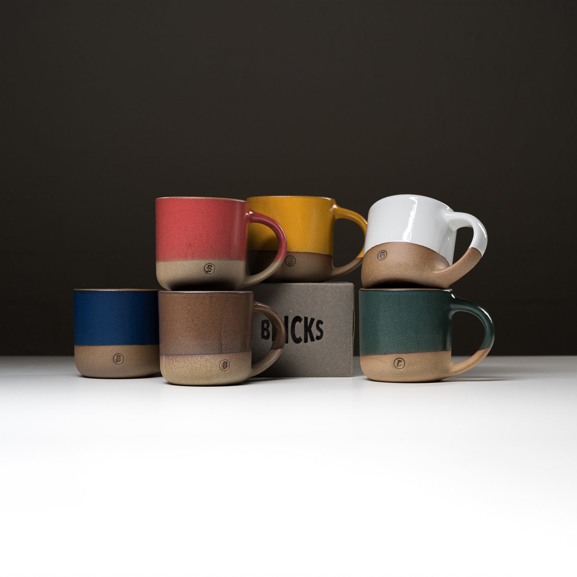 Bricks Mug By The Chips 350 ml - Six Colours / ブリックス マグカップ – Osara Australia