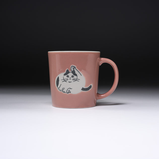 Chaco Chaco Cat Mug Cup - Pink / にゃんこのマグカップ – Osara Australia