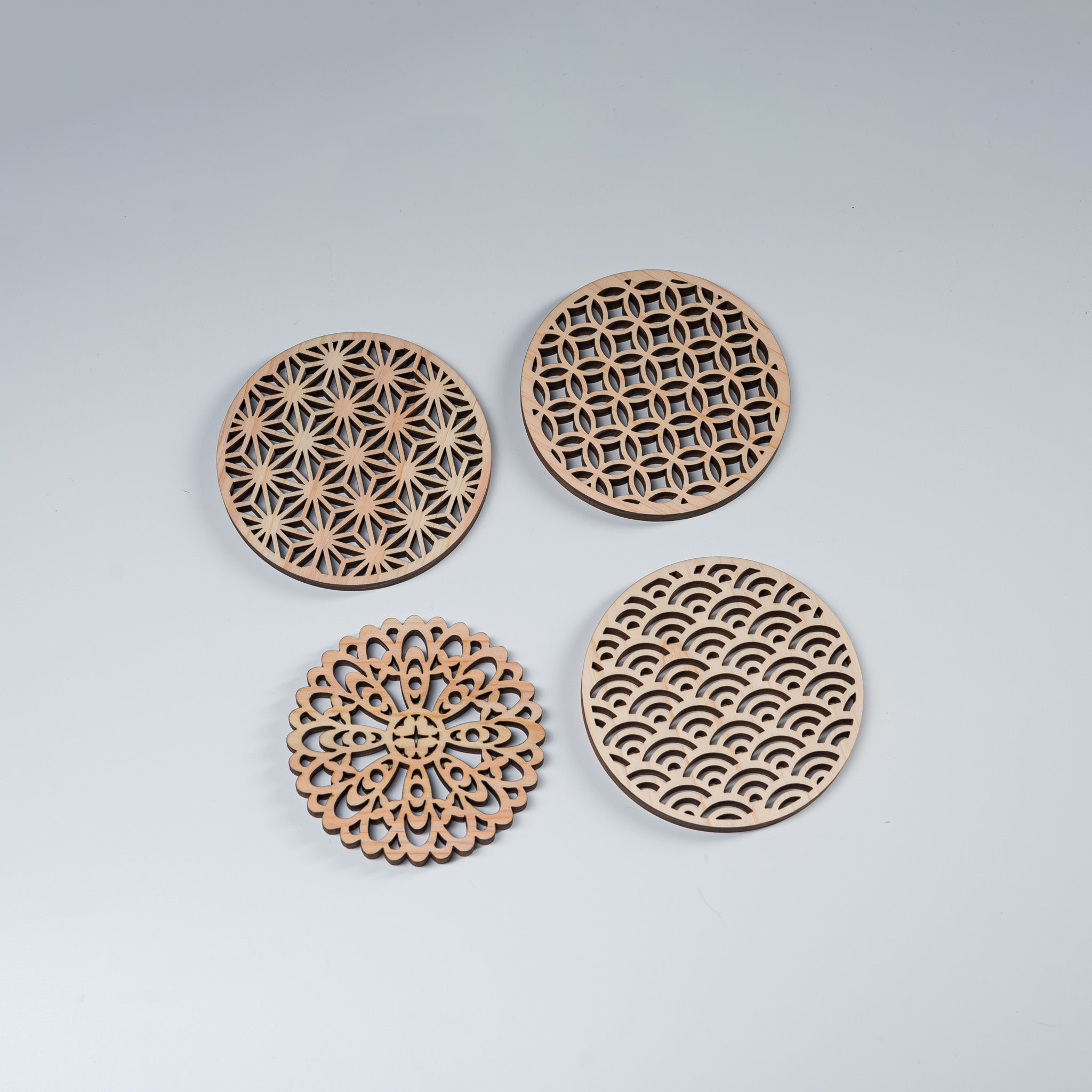 Japanese Hinoki Coaster - Kumiko Style - 4 Options | Crafted In Japan ...