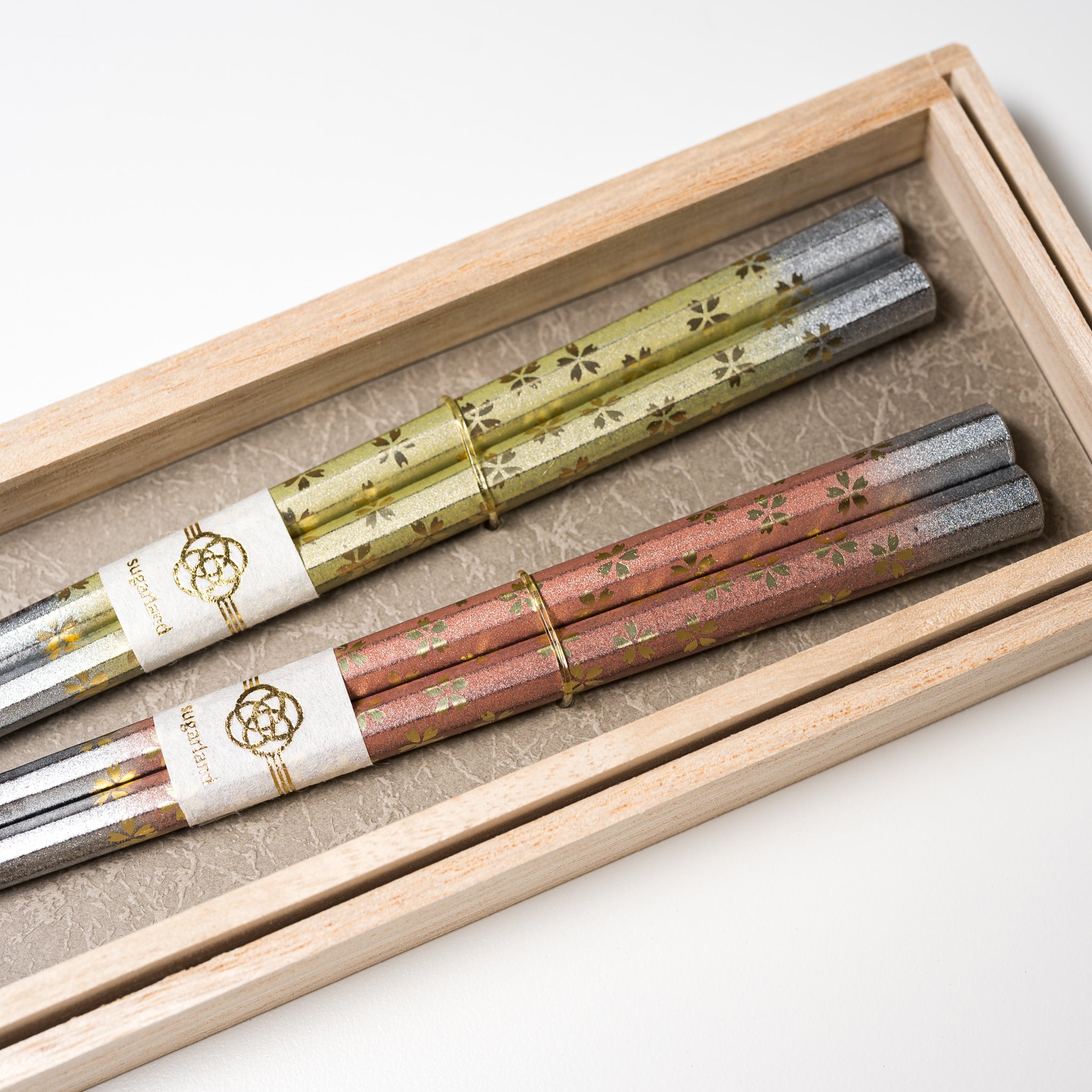 Japanese Chopstick Gift Set - Octagon Cherry Blossom / ギフト箸セット – Osara ...