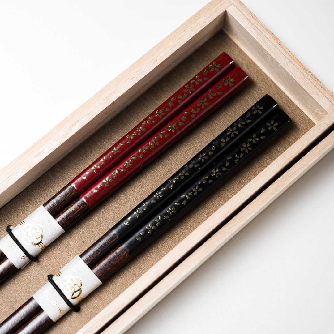 Japanese Chopstick Gift Set - Golden Flower | Wedding Housewarming Gift ...