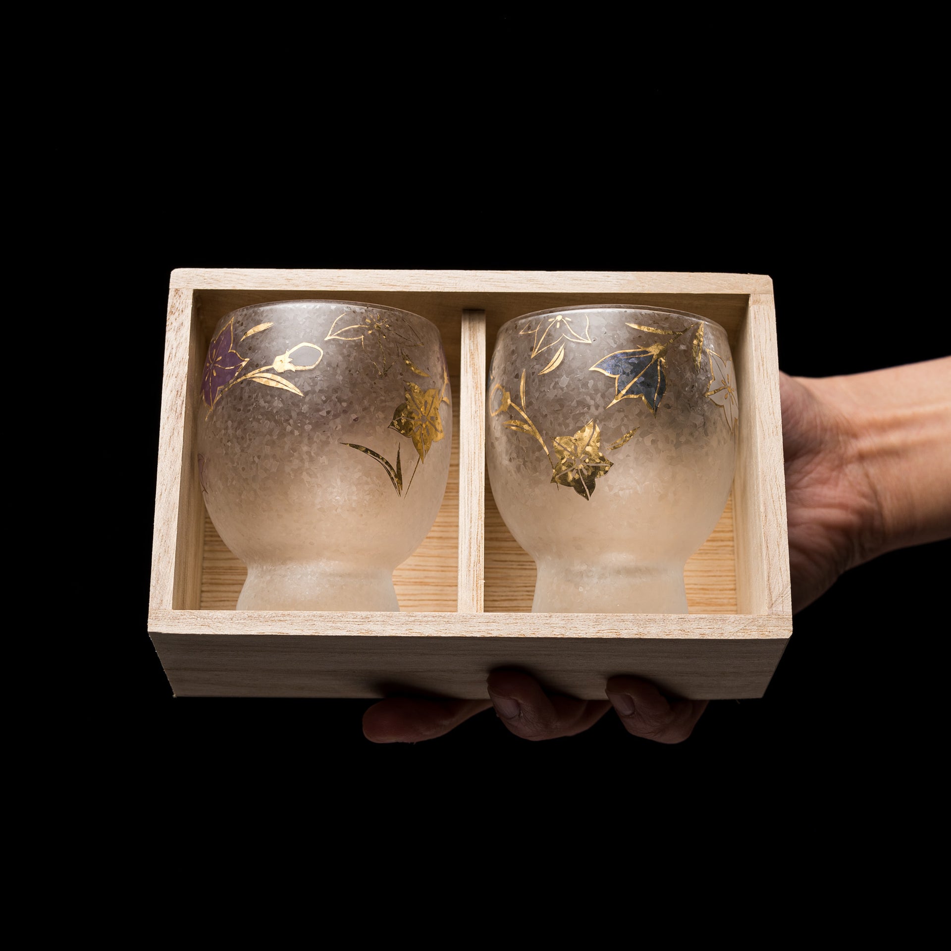 Aderia Nippon Taste - Pair Sake Glass / Bellflower | Crafted in Japan ...