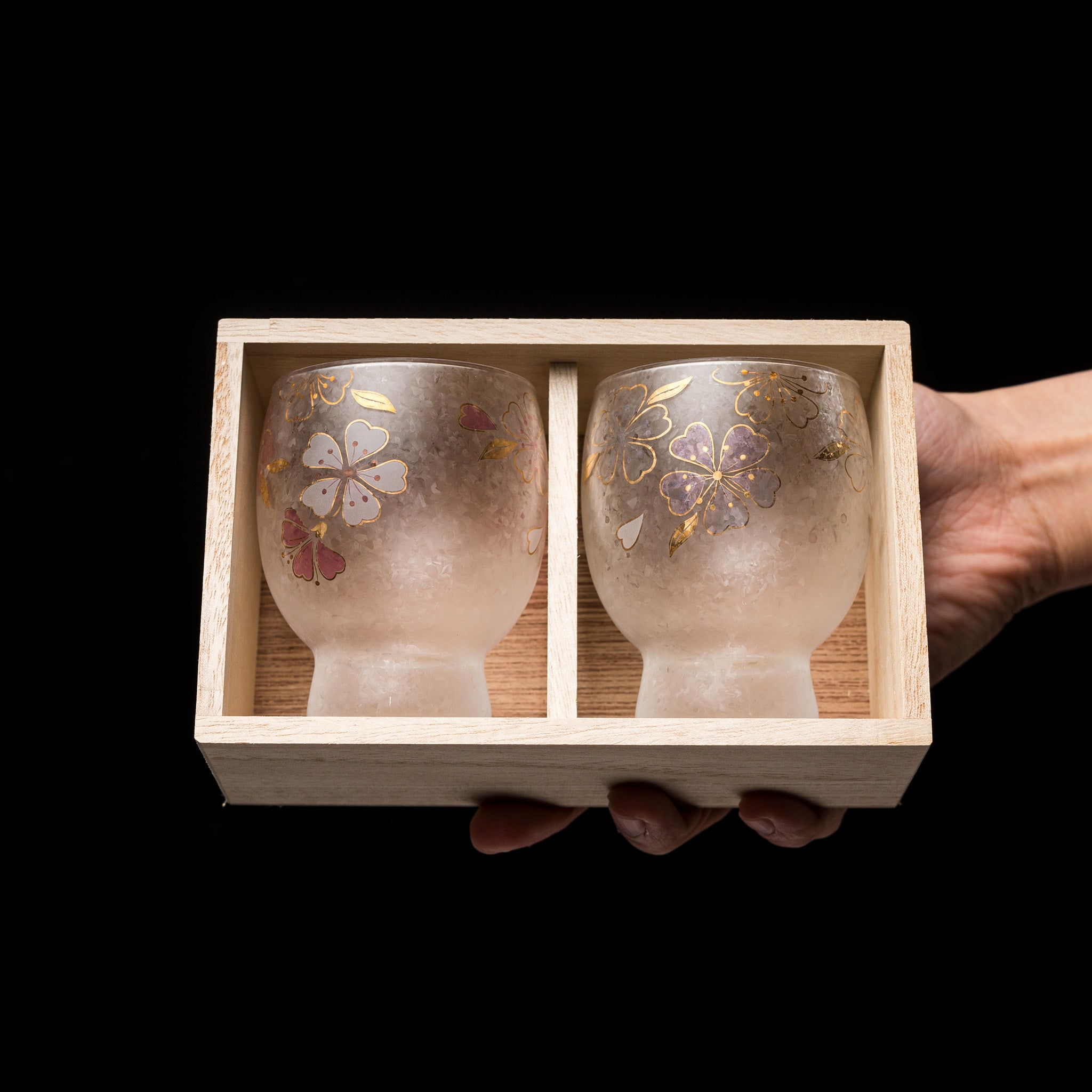 Handmade Glassware Aderia Japanese Sake Set - Handblown Tsugaru Vidro ...