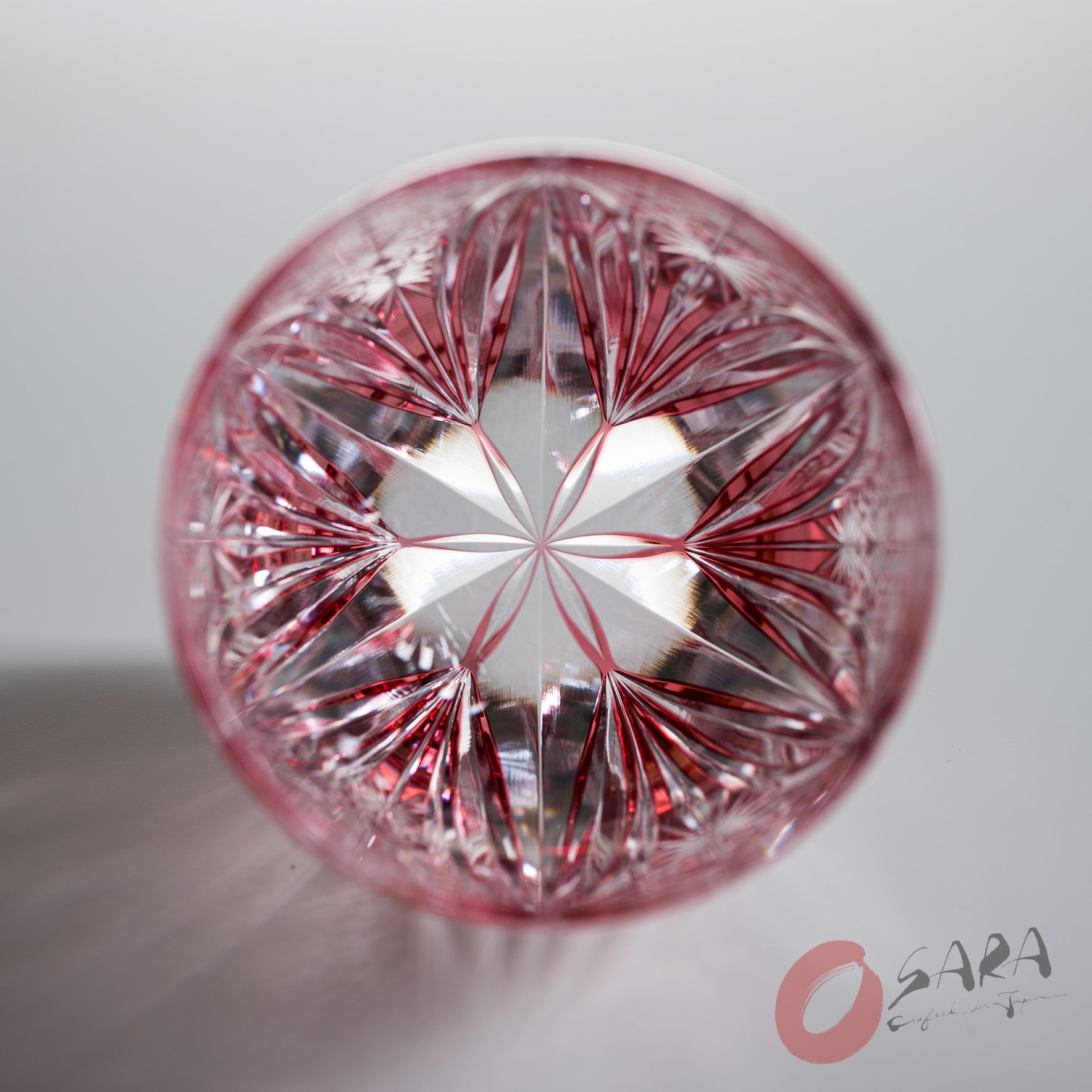 KAGAMI Crystal Round Rock Glass - Subaru Pink / 昴 – Osara Australia