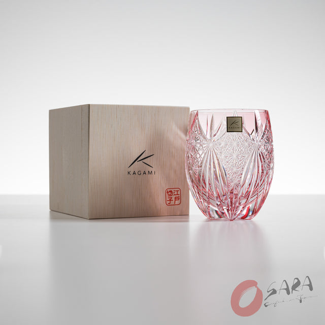 KAGAMI Crystal Round Rock Glass - Subaru Pink / 昴 – Osara Australia