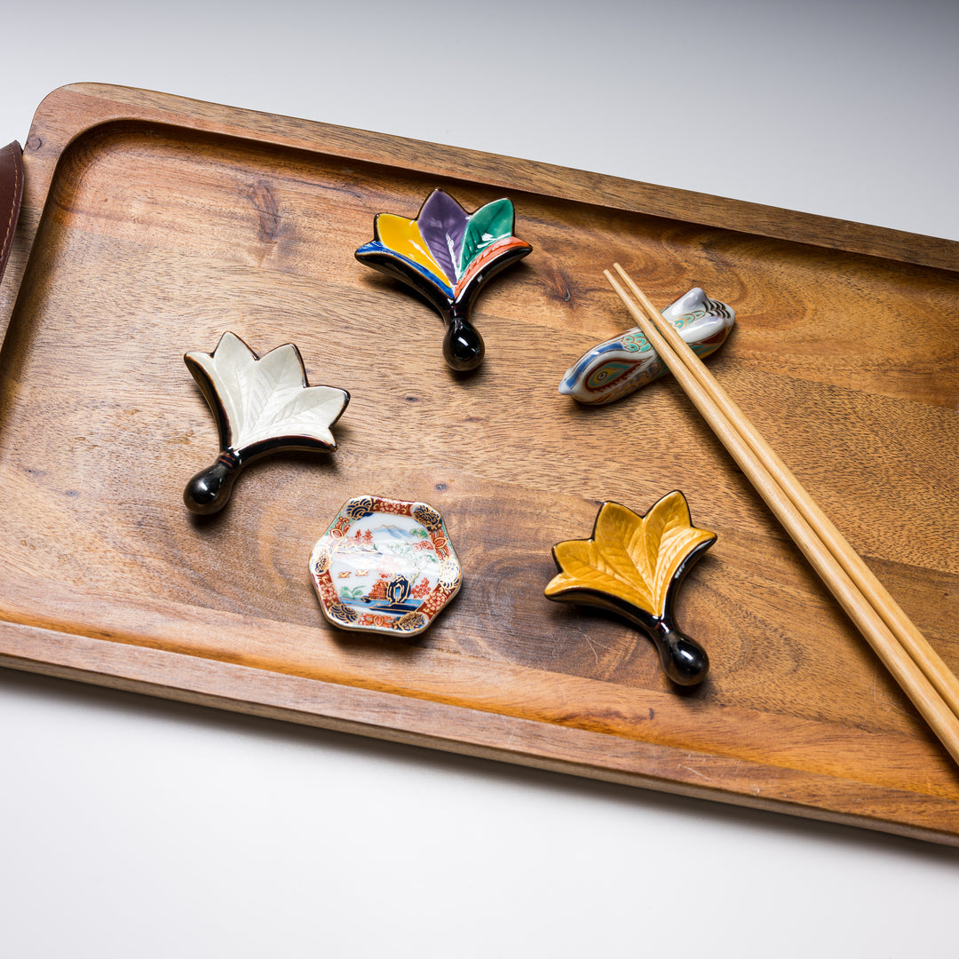 Arita Ware Japanese Culture Chopstick Rest - Mandarin / 錦おしどり 箸置き ...