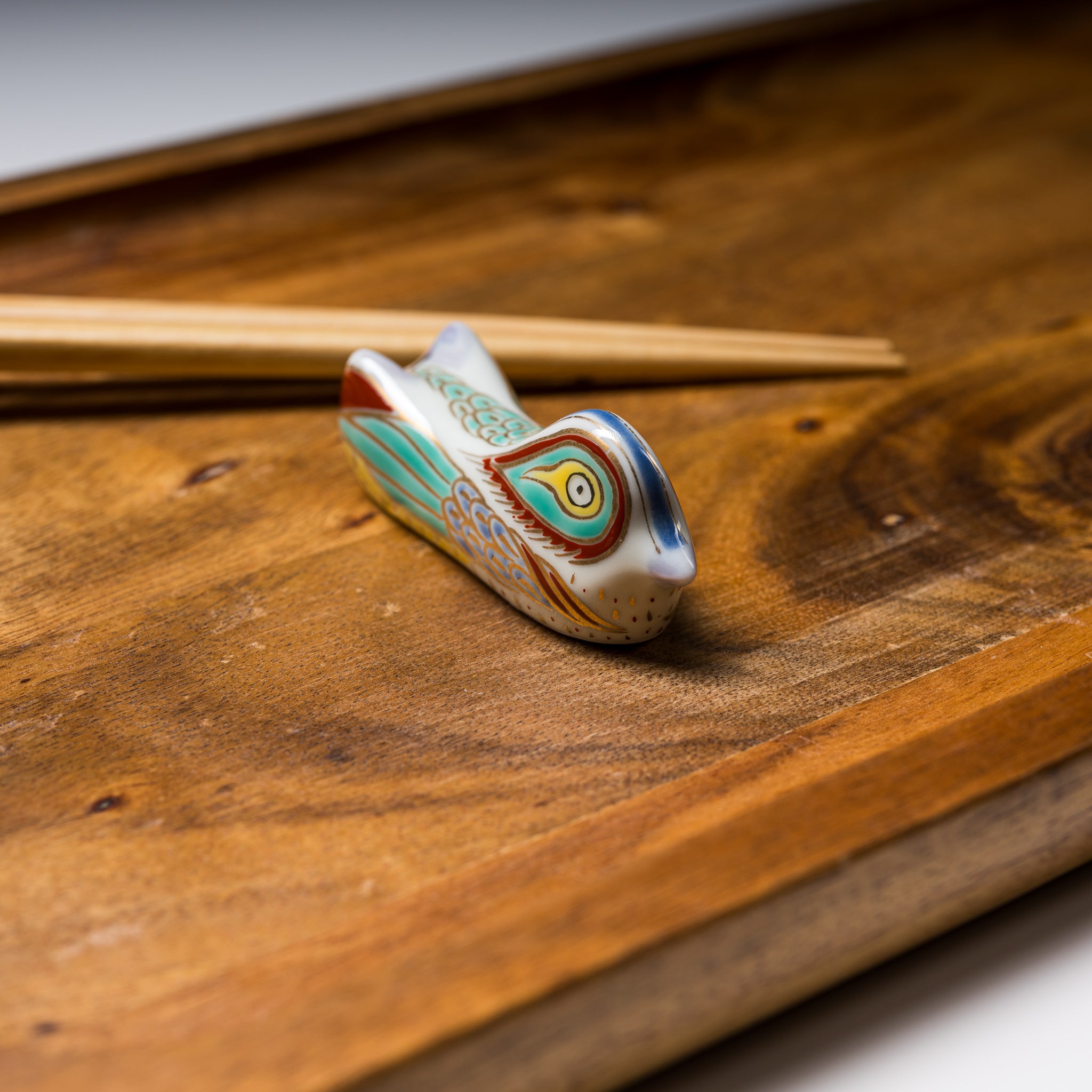 Arita Ware Japanese Culture Chopstick Rest - Mandarin / 錦おしどり 箸置き ...