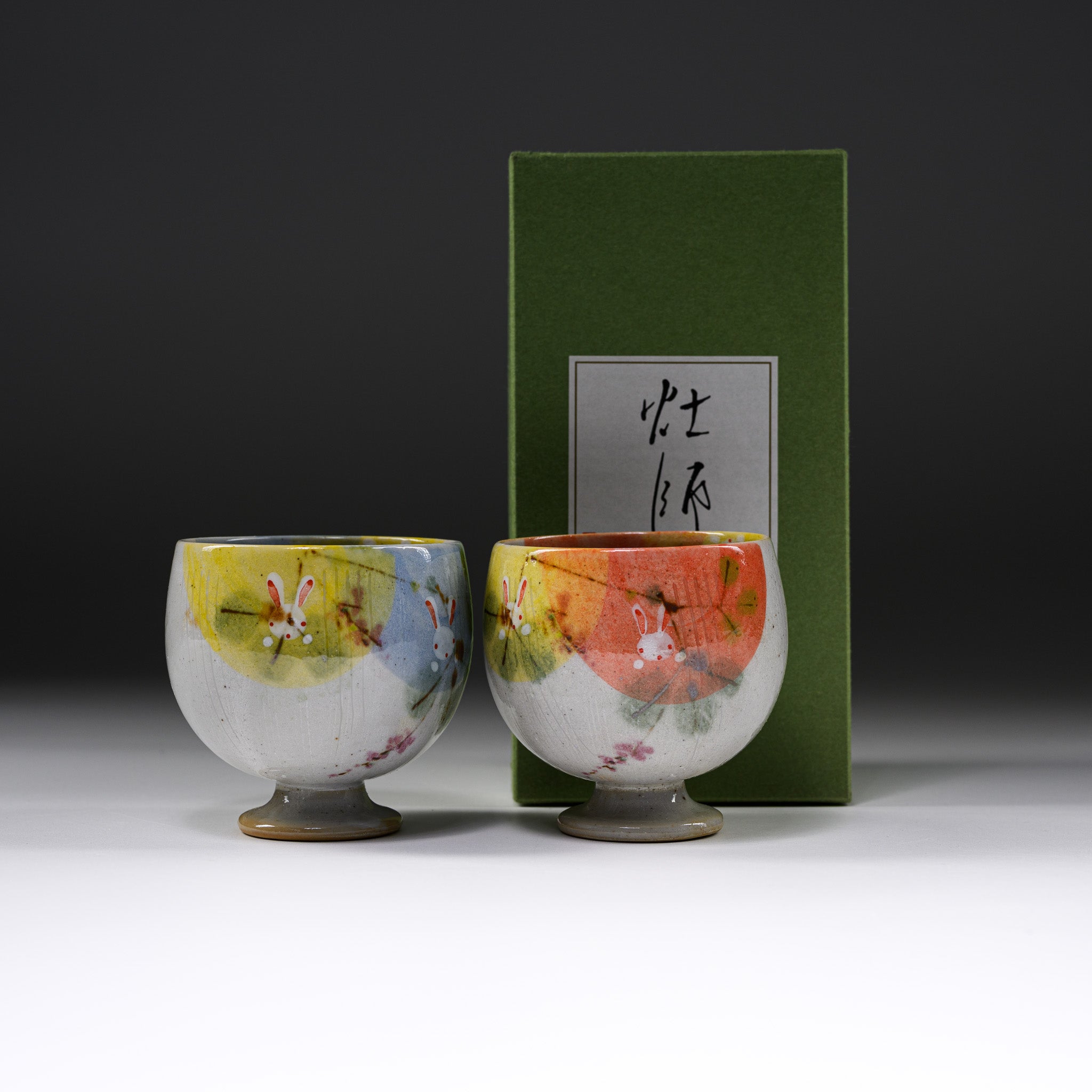 Rabbit Tea Cup Gift Set - Set of 2 | Crafted In Japan – Osara Australia