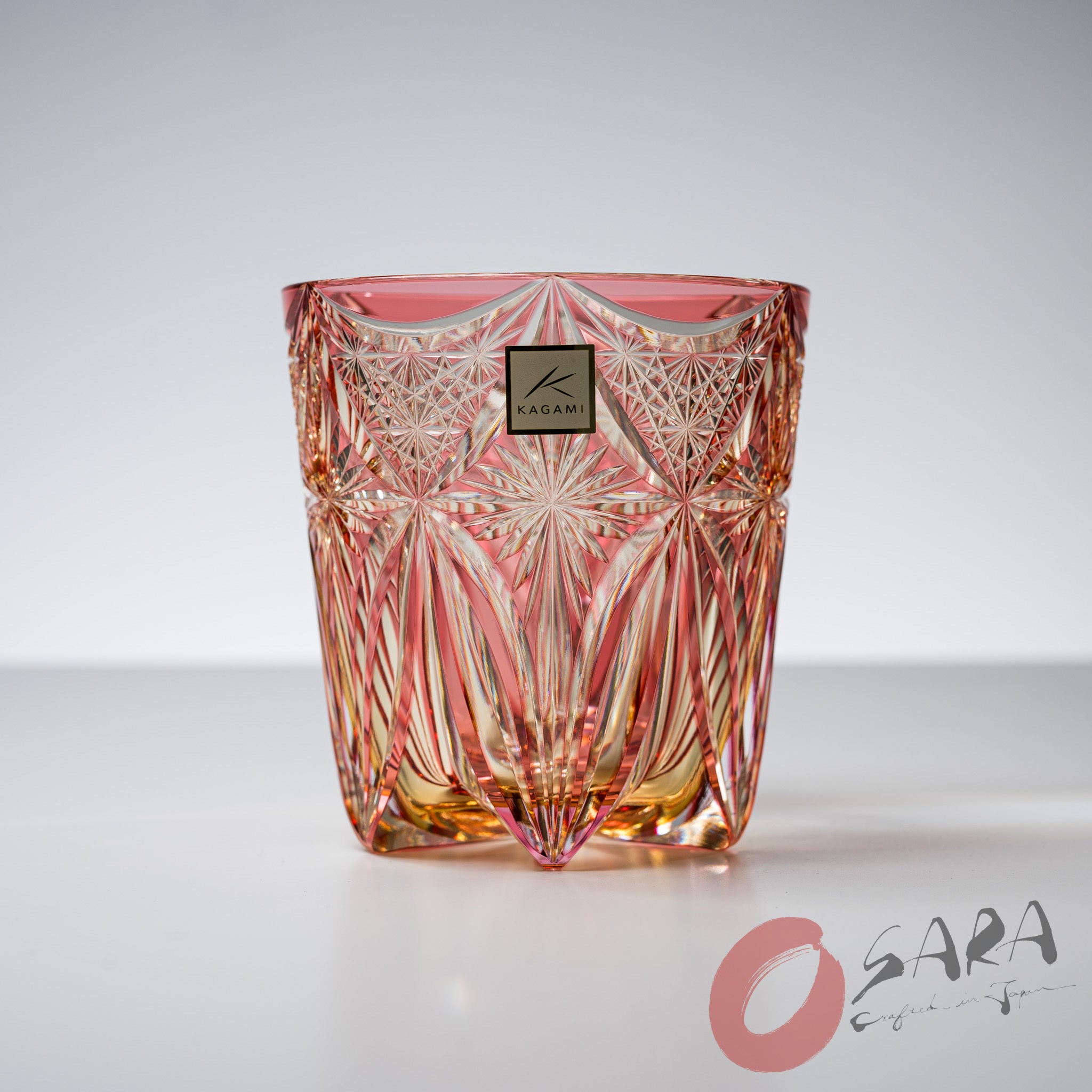 KAGAMI Crystal Multilayer Coloured Rock Glass - Kirara / 綺良々 – Osara ...