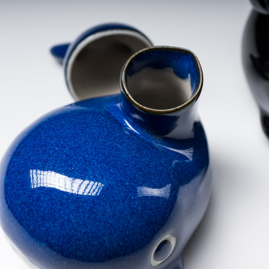 Whale Sake Server - Blue | Jug | Osara Crafted In Japan – Osara Australia