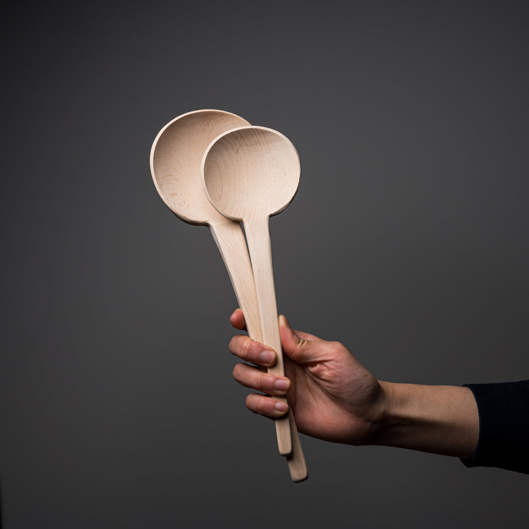 Crafted In Japan Natural Wooden Ladle - Two Sizes / 木匙 – Osara Australia