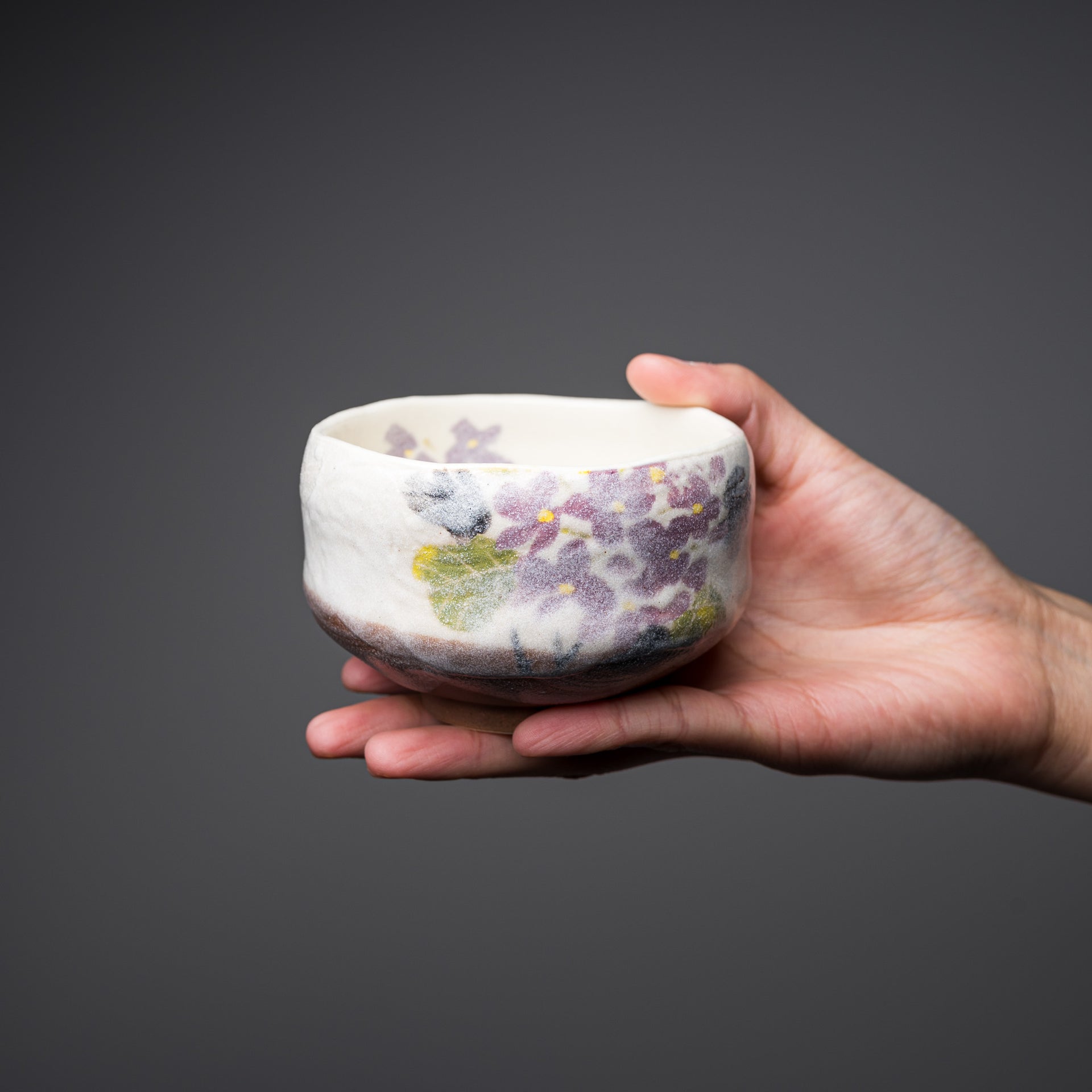 Mini Matcha Bowl - Hydrangea | Crafted In Japan | OSARA / 抹茶碗 紫陽花 ...