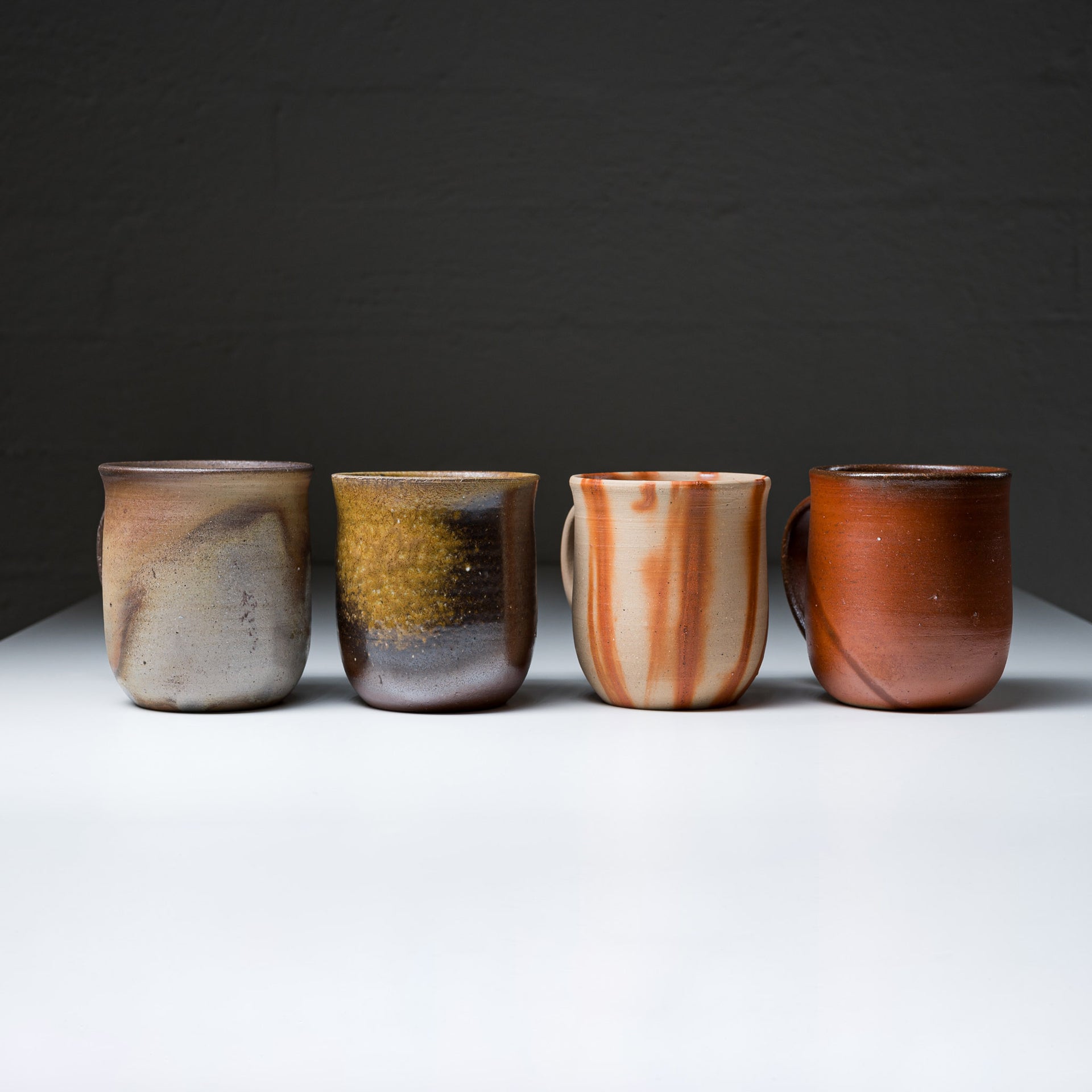 Bizen Pottery Large Mug Cup - White Hidasuki / Crafted In Japan – Osara ...