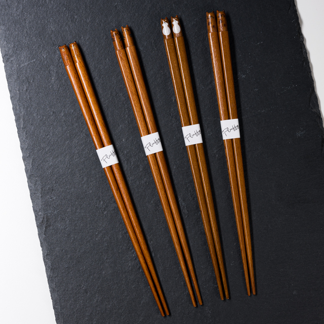 Fluffy Handmade Animal Single Pair Chopsticks - 22.5 cm - 4 Options ...