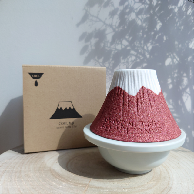 Osara Australia | COFIL - Mt Fuji Coffee Filter - Red | Made In Japan