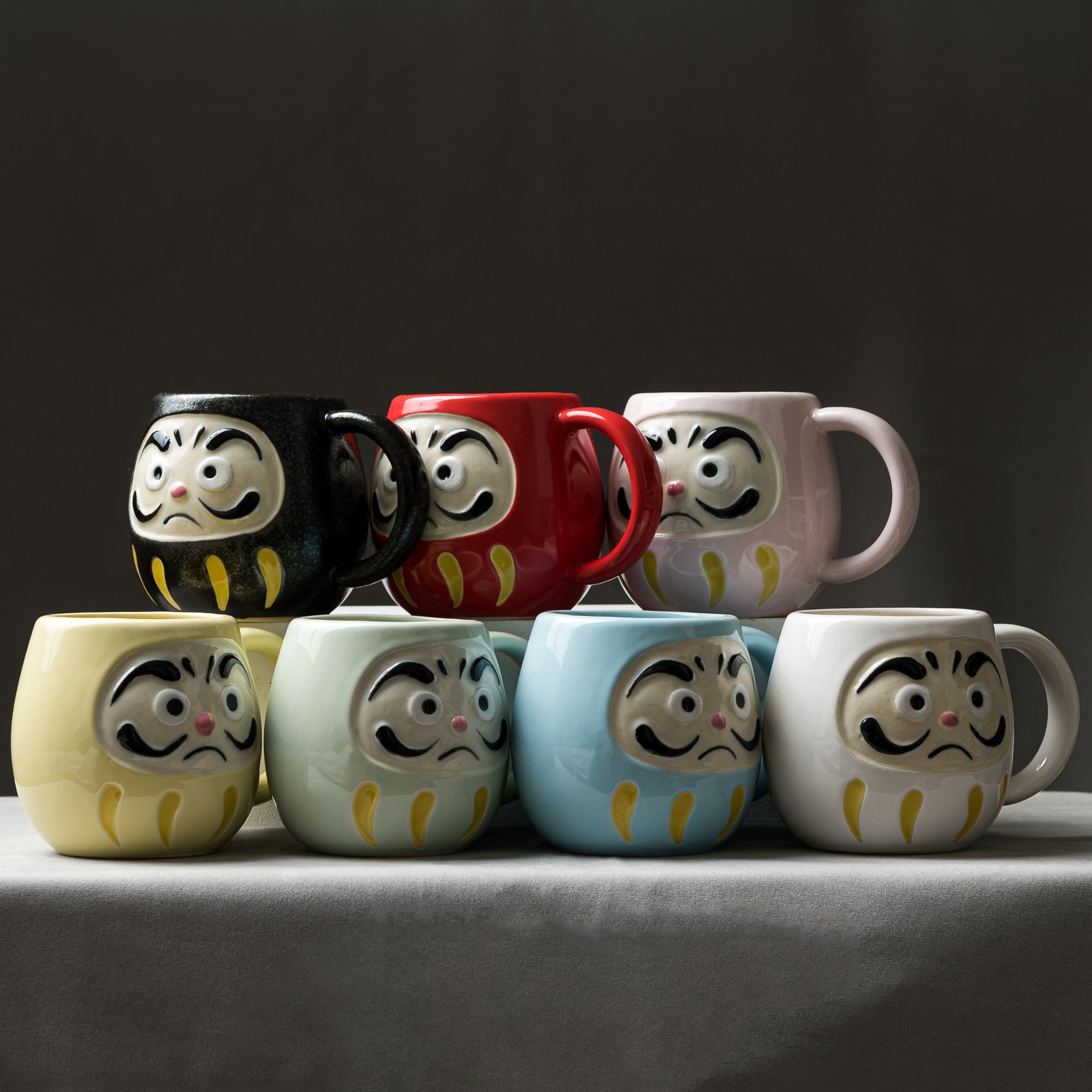 Daruma Mug Cup 290 ml - 7 Colours | Crafted in Japan – Osara Australia