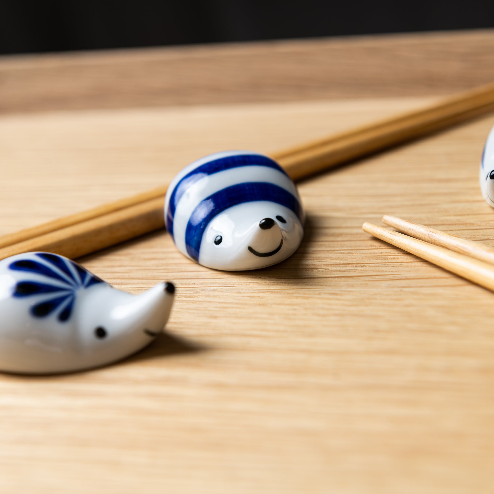 Handmade Hedgehog Chopstick Rest - 5 Patterns | Crafted in Japan ...
