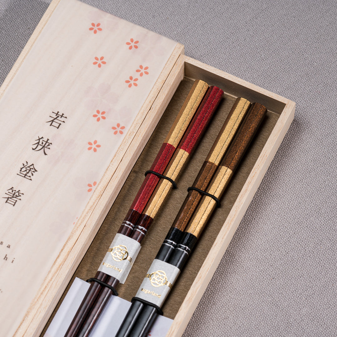 Japanese Chopstick Gift Set - Kabuki / 八角歌舞伎 | Osara Crafted In Japan ...