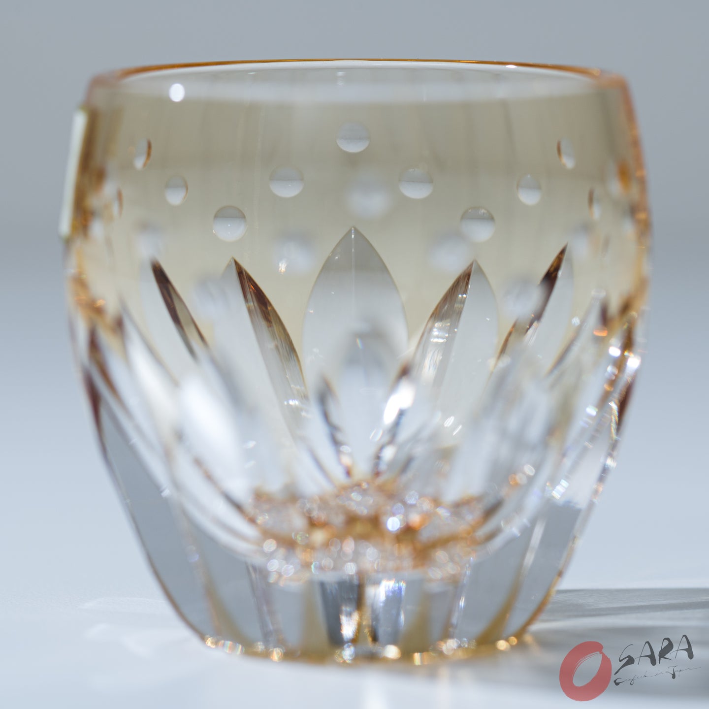 KAGAMI Crystal Sake Glass - Sunflower / 向日葵 – Osara Australia