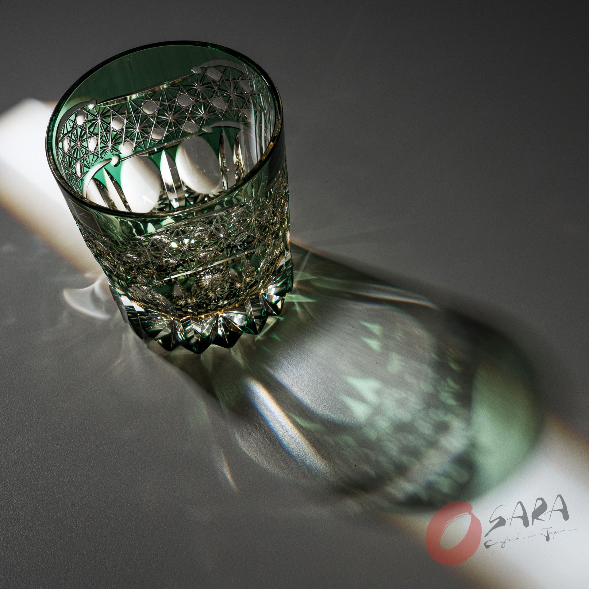 KAGAMI Crystal Multilayer Coloured Rock Glass - Gyoukou / 暁光 – Osara ...