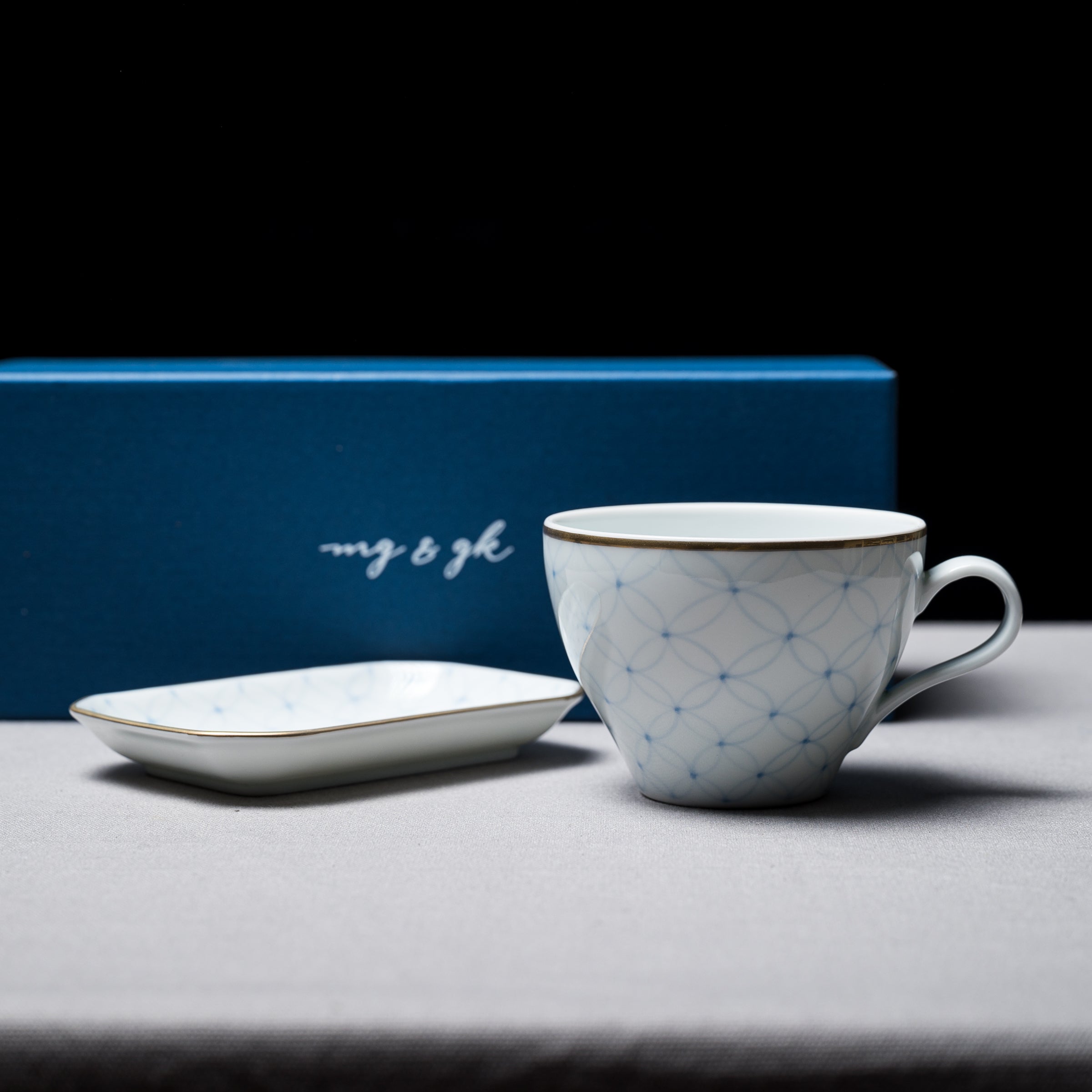 Arita Teacup & Saucer Plate Gift Set | Shippo | Seven Treasure – Osara ...