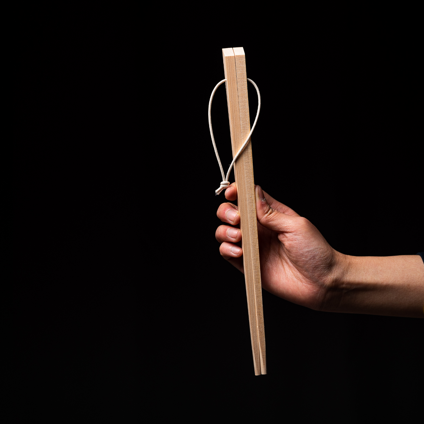 Hinoki Wood Cooking Chopsticks - Square with String – Osara Australia
