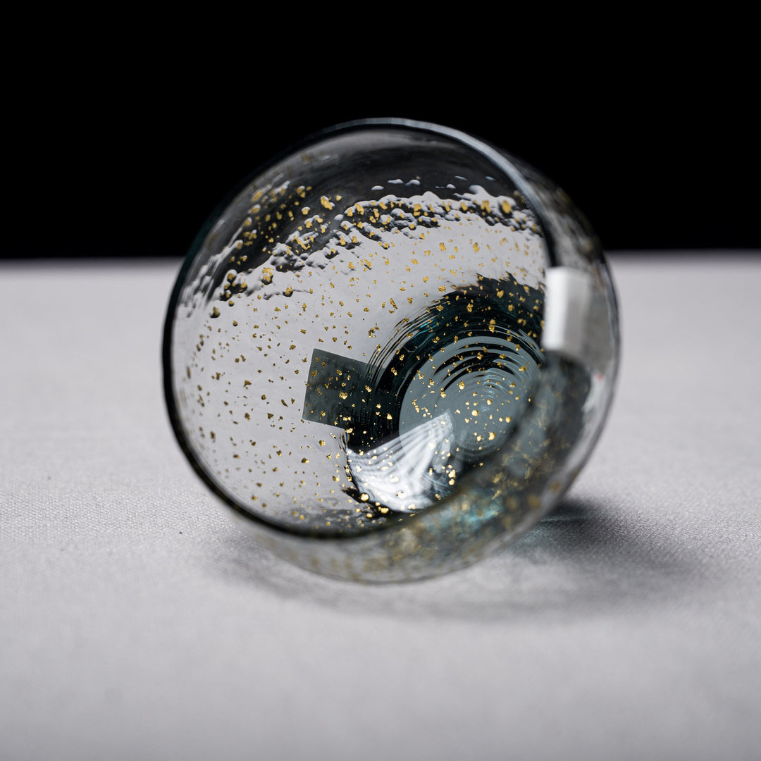 Yachiyo Edo Glass Sake Cup 115 ml - Navy Blue | Crafted in Japan ...